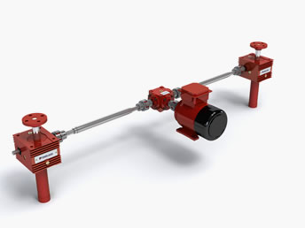 screw jack jacking systems for lifting and positioning